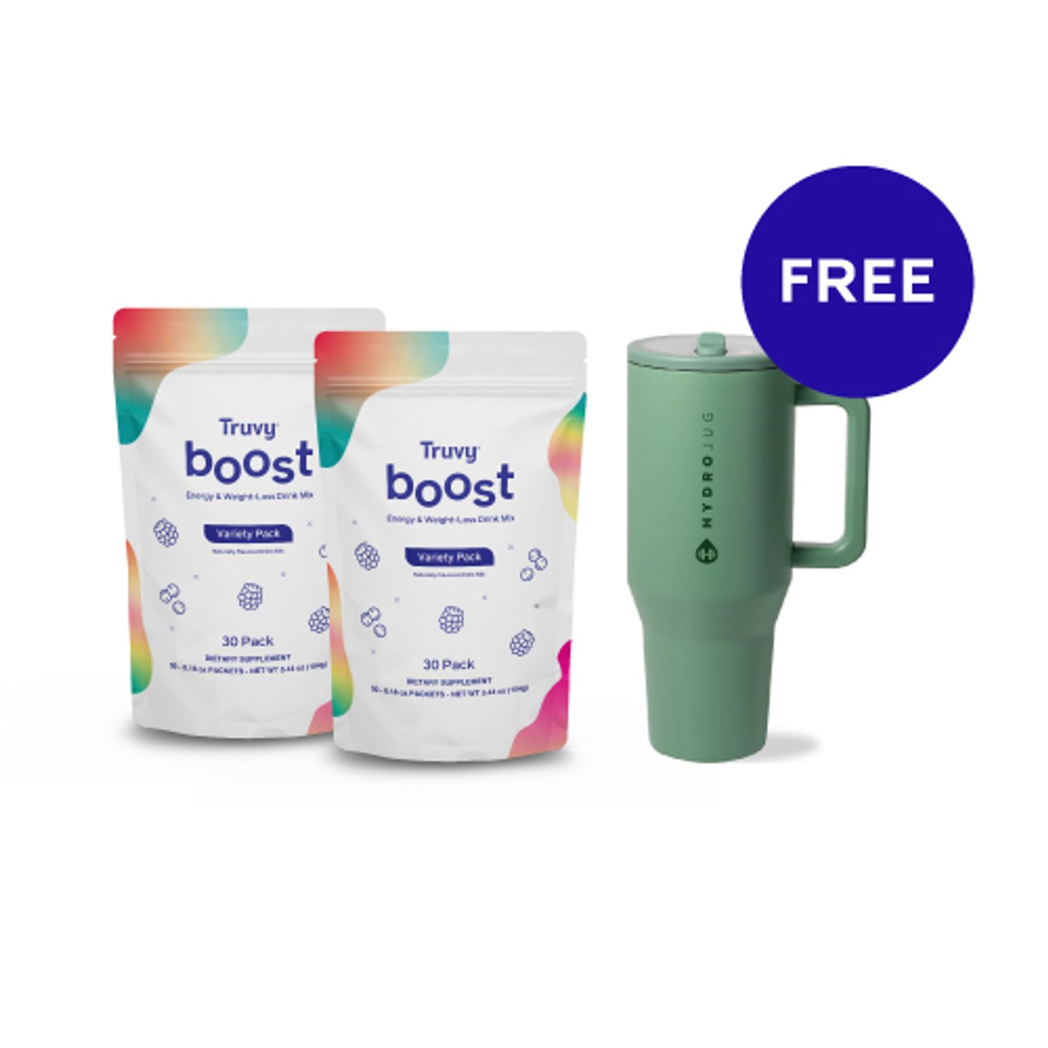 Truvy Anniversary Promo - 2 Boost Drink™ Variety Drink w/ FREE Hydrojug ...